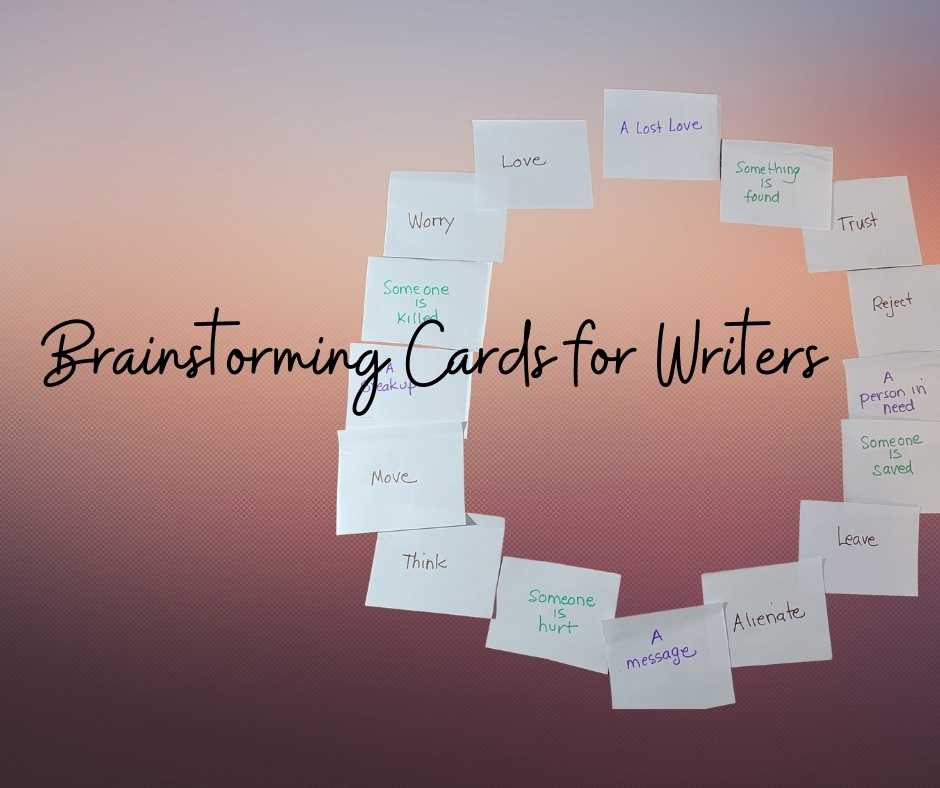 Brainstorm Your Novel Using Brainstorming Cards – ZARA WEST'S JOURNAL